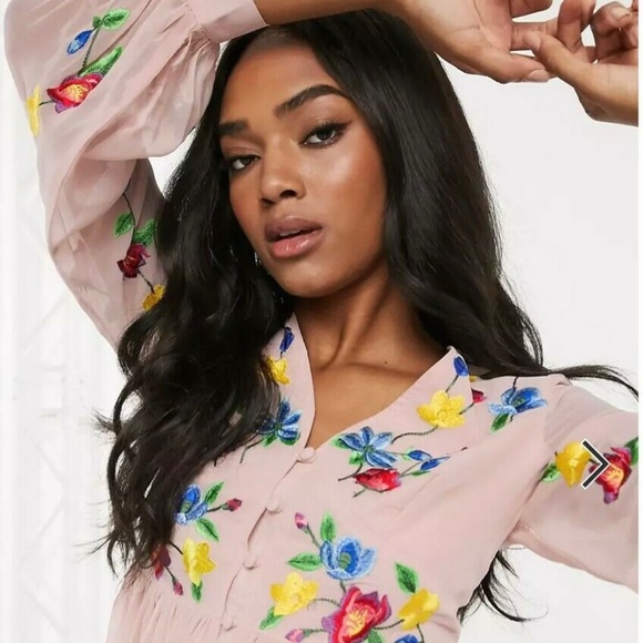 ASOS | Dresses | Asos Edition Design Embroidered Dress | Poshmark